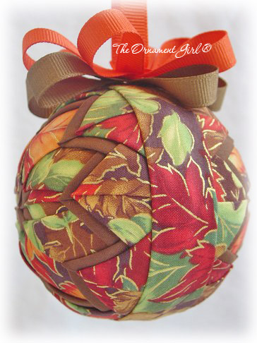 Autumn Colors Handmade Fall Leaf Ornament, Decoration, or Bowl Filler